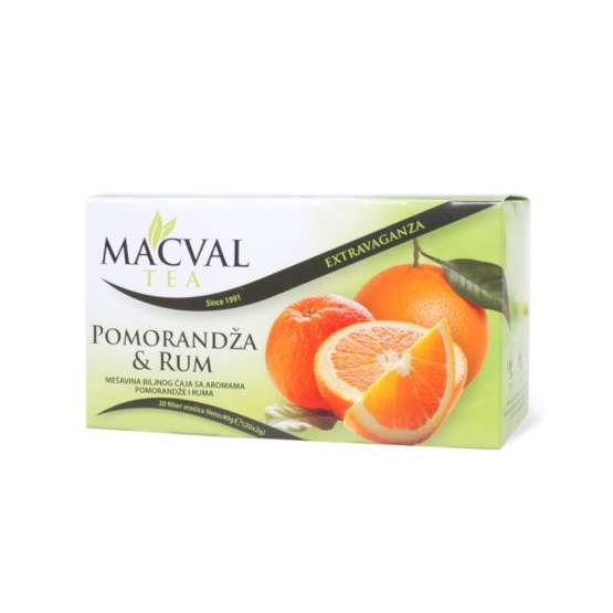 Extravaganza Pom.&Rum fil.Čaj MAČVAL40g