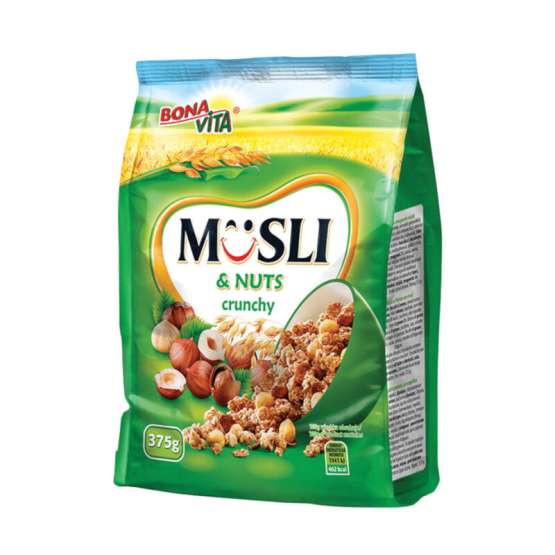 Musli BONAVITA Crunch lešnik 375g