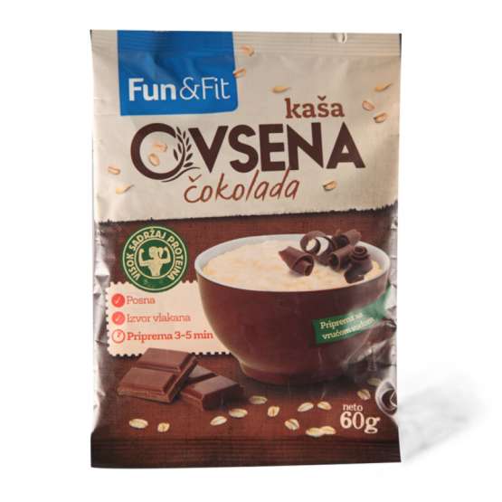 Ovsena kaša FUN&FIT čokolada 60g