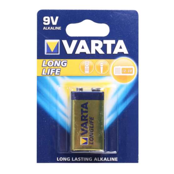 Baterija VARTA alkalna Longlife 6LR61 1