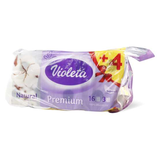 Toaletni papir VIOLETA troslojni-bez mirisa 16/1