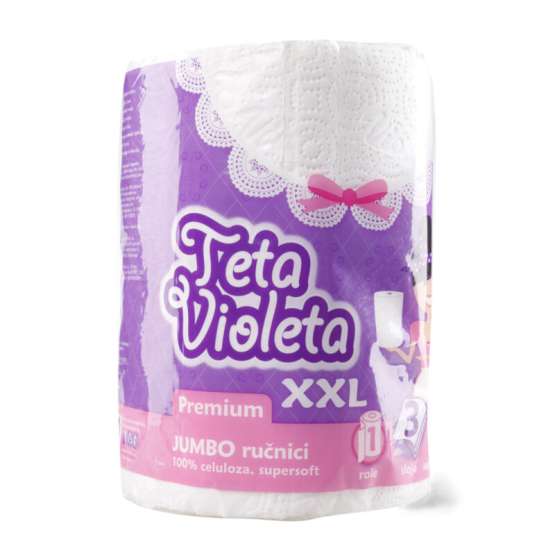 Ubrus VIOLETA jumbo troslojni 1/1 xxxl