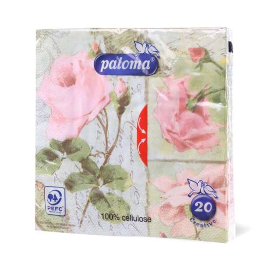 Salvete PALOMA troslojne poezija 33x33 20/1