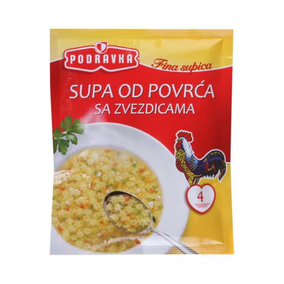 Povrtna supa PODRAVKA sa zvezdicama 52g