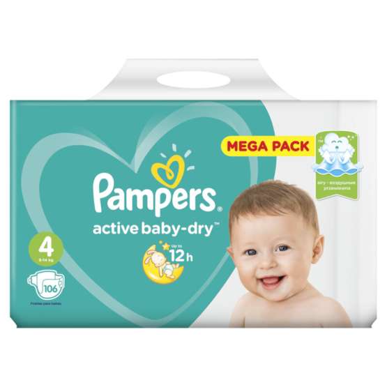 Pelene za decu PAMPERS 4 106 MBM