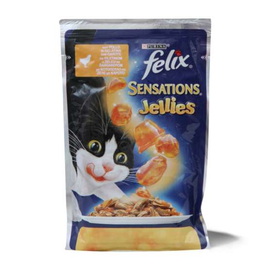 Hrana za mačke FELIX Sensation Piletina 100g