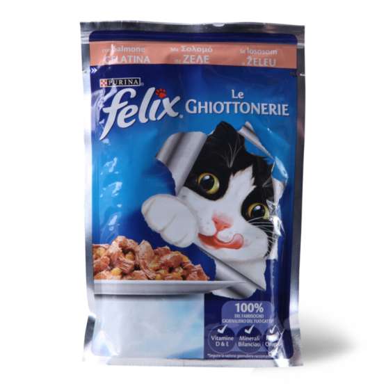 Hrana za mačke FELIX losos 100g