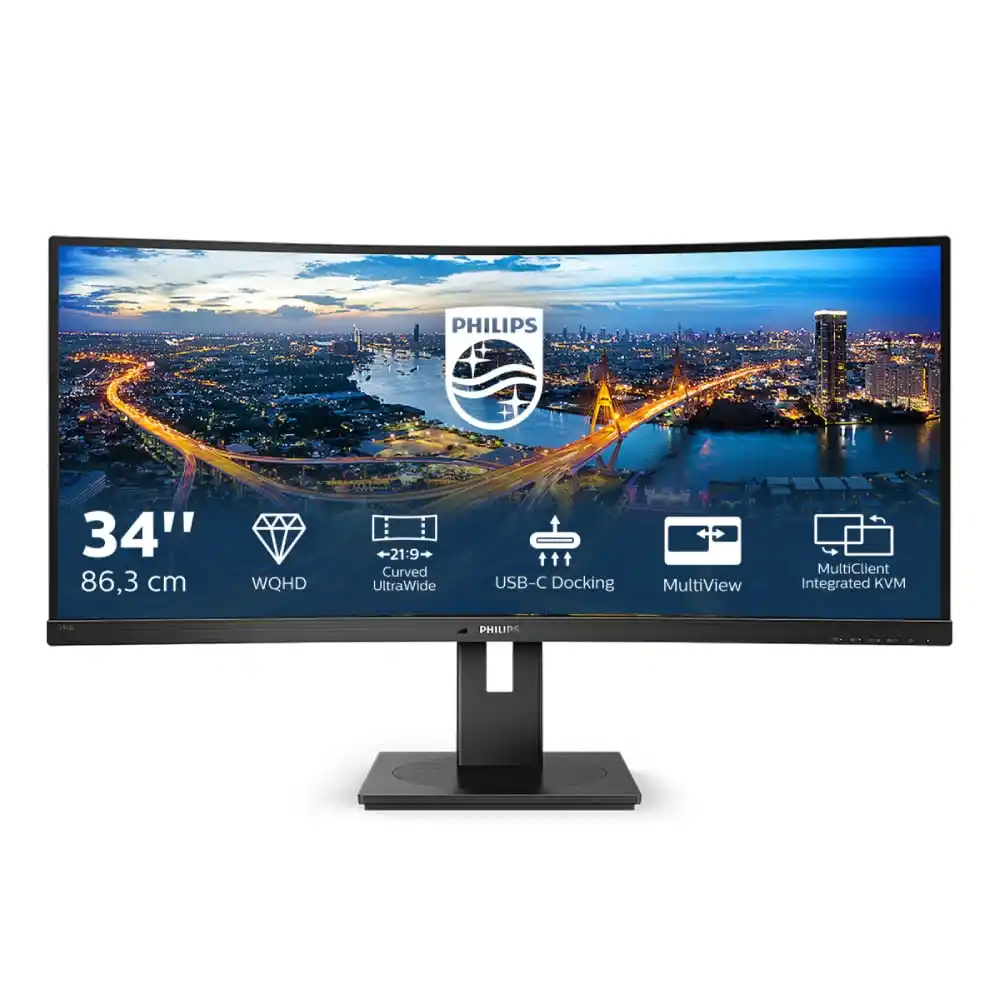 Monitor 34 Philips 346B1C/00 WQHD 3440x1440/100Hz/HDMI/USB C/DP