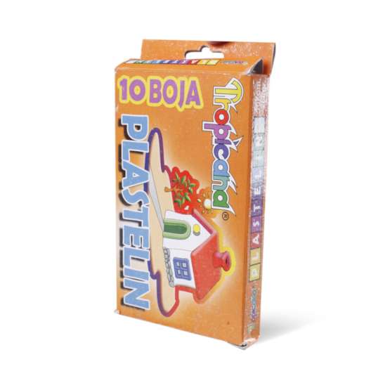 Plastelin 10 boja Tropicana kutija 260g