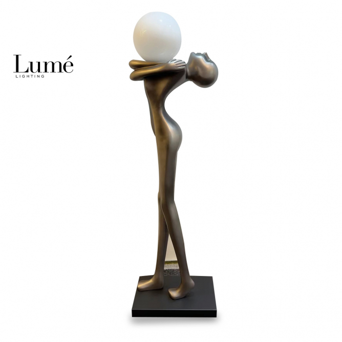 BELORE 30 STATUA PODNA LAMPA 1*E27 SILVER 202257