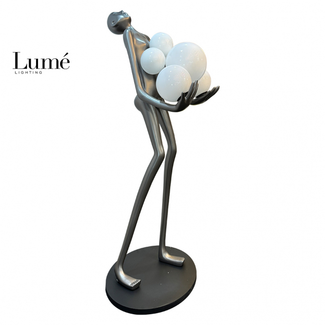 BELORE 43 PODNA LAMPA STATUA 6*E27 SILVER 202255