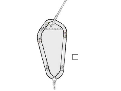 Urinarne kese uz nogu s ispustom, 1000 – 1300 ml