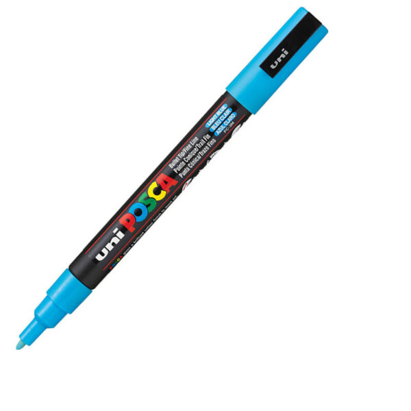 UNI Akrilni Marker POSCA 0.9-1.3mm (PC-3M Svetlo plava)