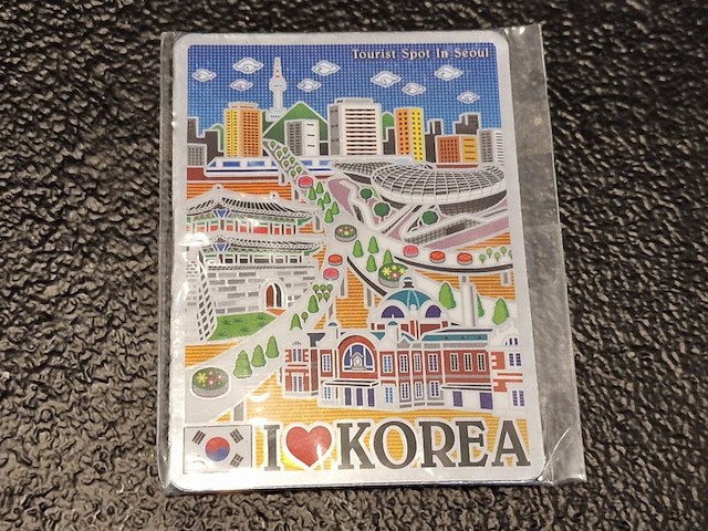 Magnet I love Korea Ja volim Koreju