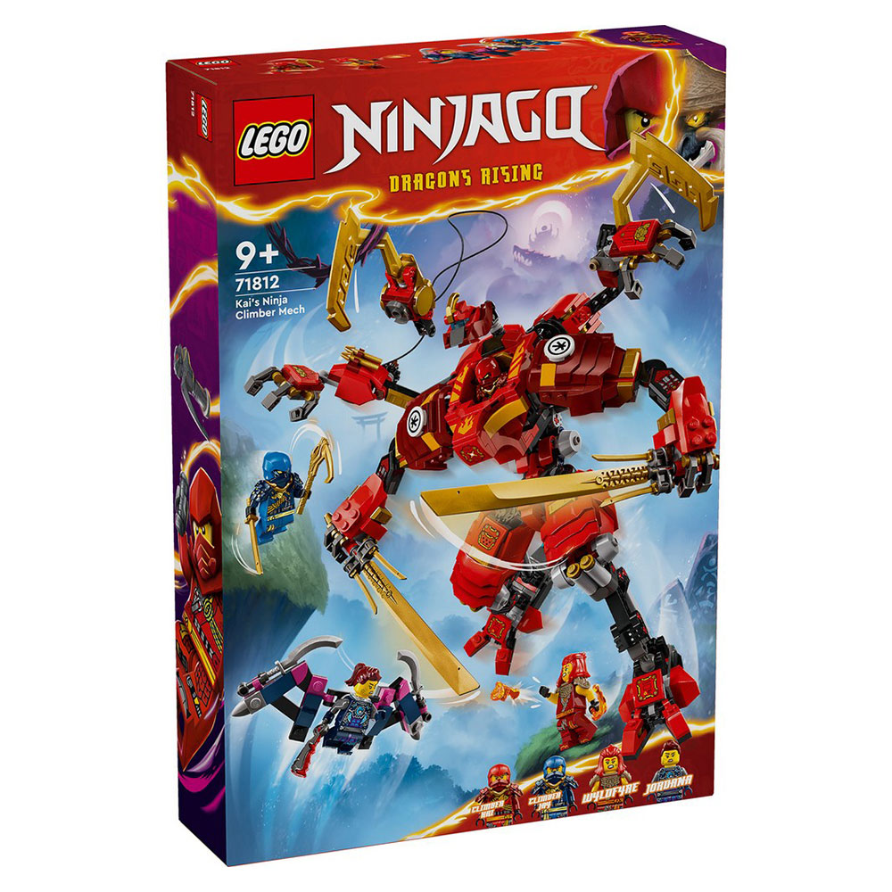 LEGO NINJAGO Kajev nindža mek penjač