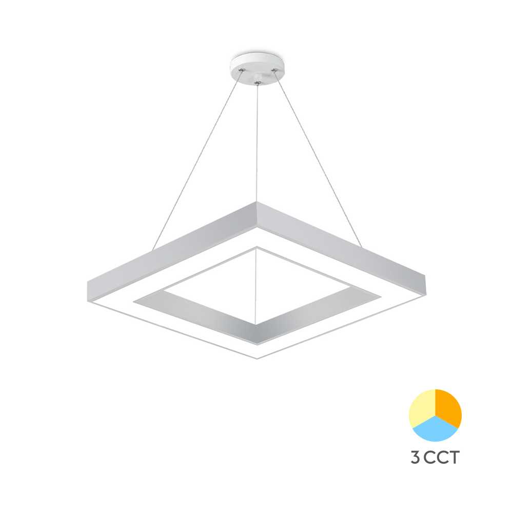 LED VISILICA BLADE KVADRATNA BELA 45W 3U1