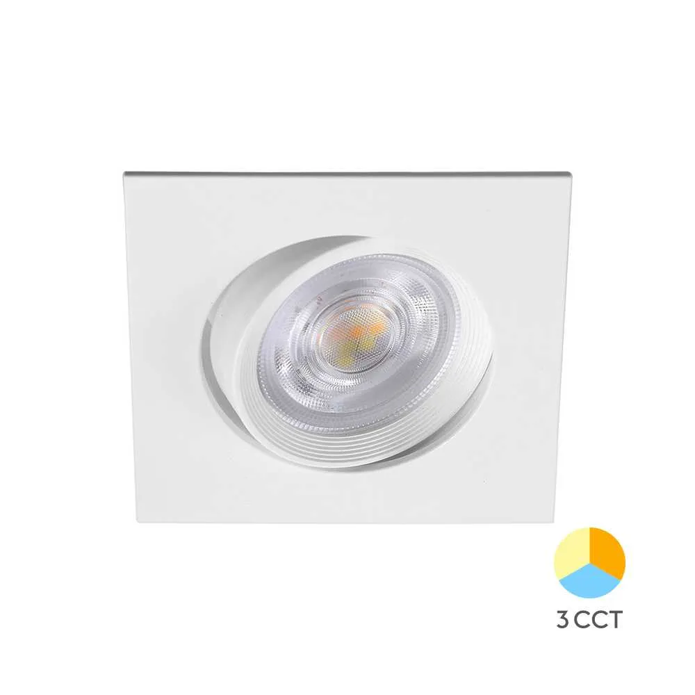 SPOT SVETILJKA 7W SQR BELAT 3U1 LED