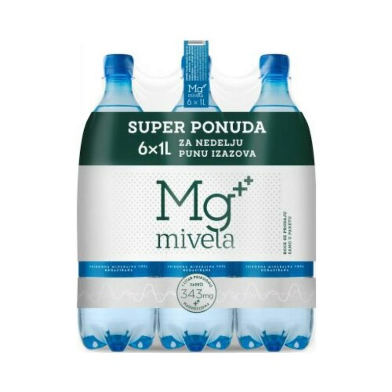 Voda negazirana mg mivela 6x1l