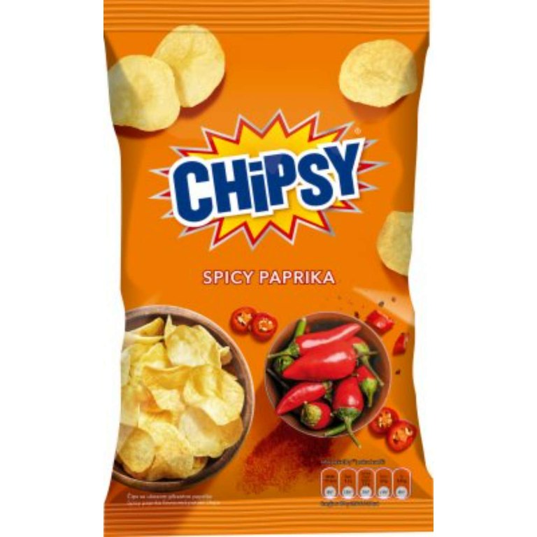 Chipsy čips plain spicy paprika 140g marbo chipsy