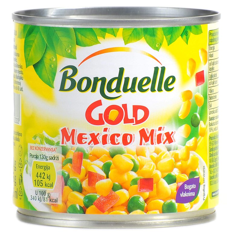 Bonduelle meksički mix gold 300g bonduelle