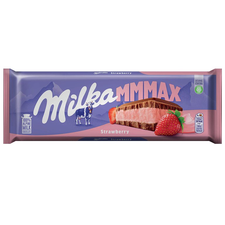 Milka čokolada strawberry 300g Mondelez