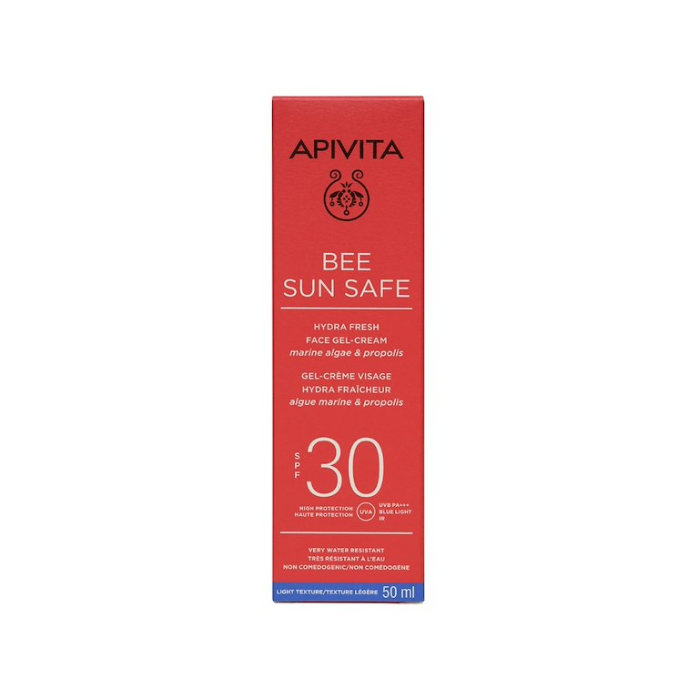 APIVITA BEE SUN SAFE Gel Krema za Lice za Zaštitu od Sunca SPF30 50 mL