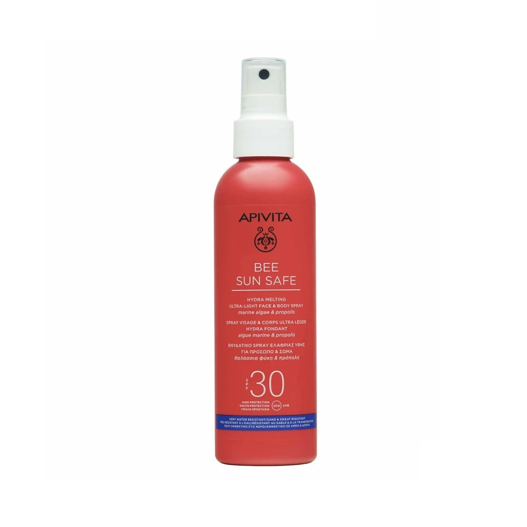 APIVITA BEE SUN SAFE Sprej za Sunčanje za Lice i Telo SPF30 200 mL