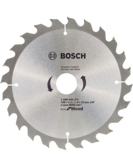 Bosch list kružne testere za drvo 190x2,2x20/24z eco for wood ( 2608644375 )