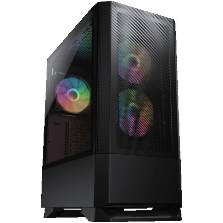 Cougar MX430 mesh RGB black PC case mid tower kućište ( CGR-51C6B-MESH-RGB )