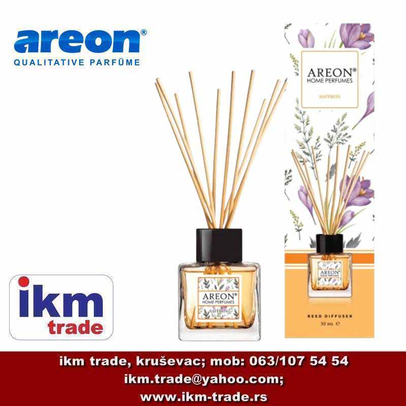 AREON HOME PERFUME – GARDEN – SAFFRON – osveživač prostora sa štapićima ŠAFRAN 50ml