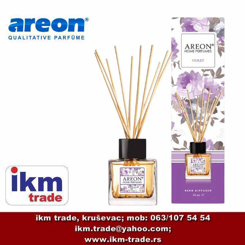 AREON HOME PERFUME – GARDEN – VIOLET – osveživač prostora sa štapićima LJUBIČICA 50ml