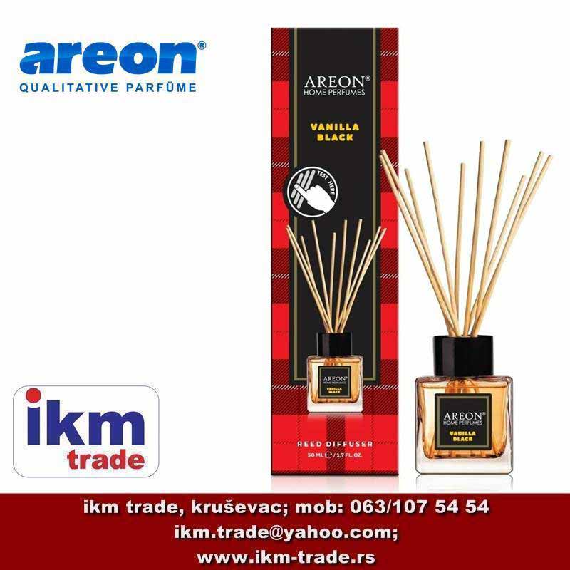 AREON HOME PERFUME – RED – VANILLA BLACK – osveživač prostora sa štapićima 50ml