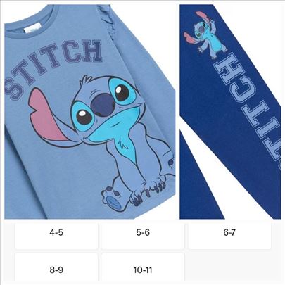 Stitch majica i helanke,vel.na slici- naručivanje