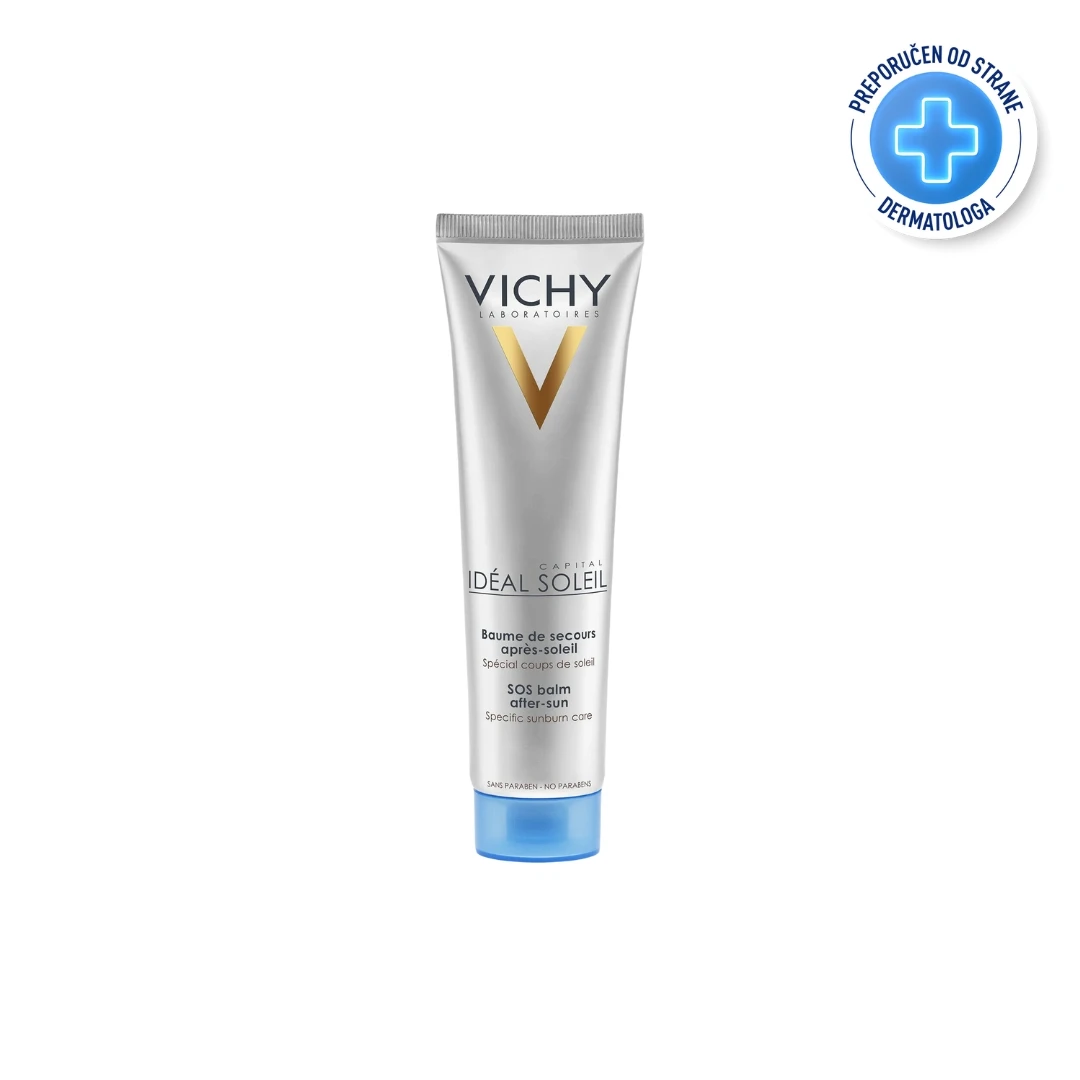 VICHY CAPITAL IDEAL SOLEIL SOS Balzam Posle Sunčanja za Umirivanje Crvenila 100 mL