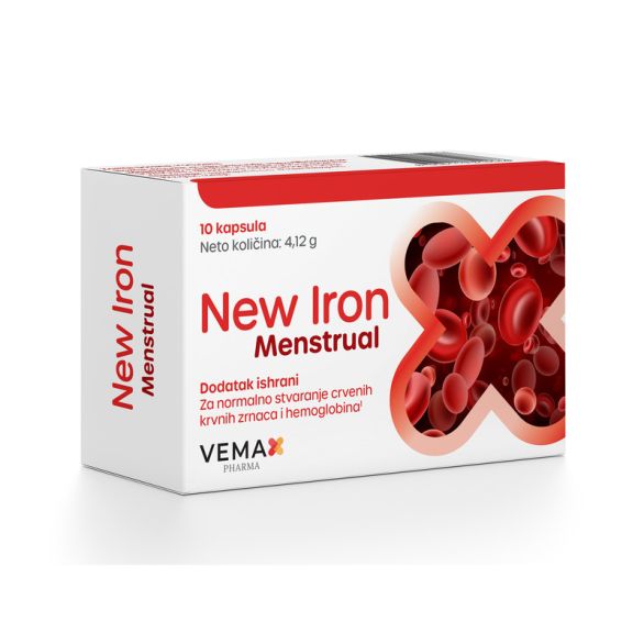 New iron menstrual, 10 kapsula