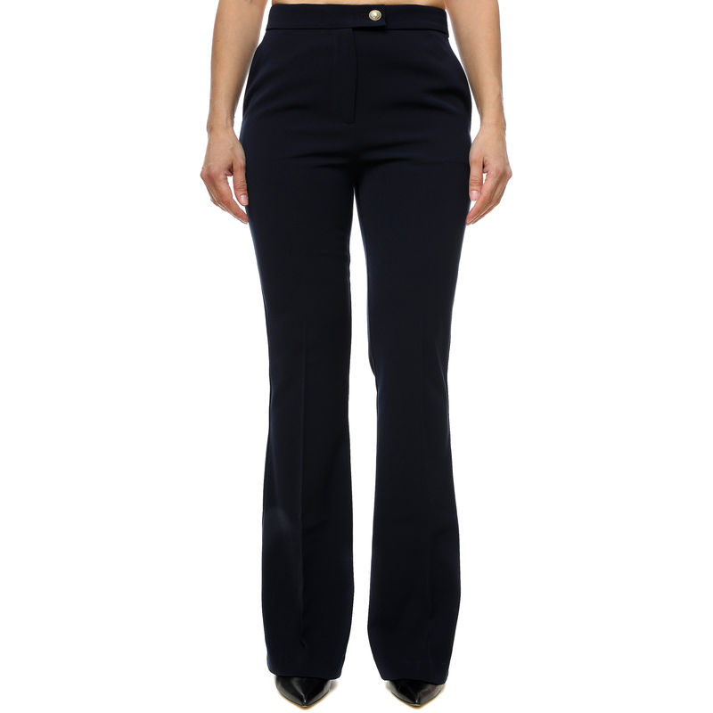 Ženske pantalone Tommy Hilfiger Gold Button Flare Pant