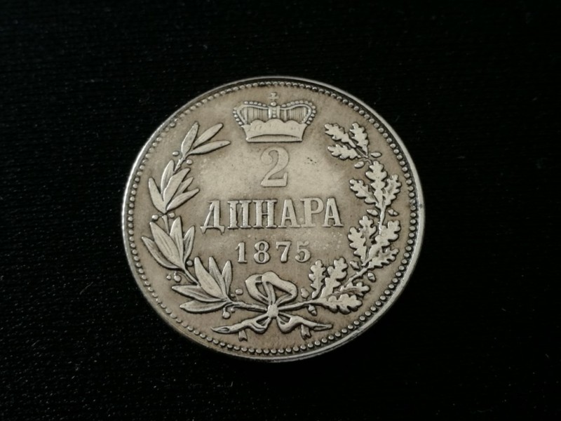 2 Dinara 1875god.