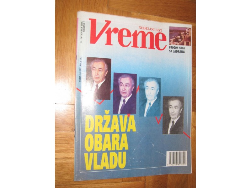 Časopis Vreme, broj 10 iz 1990.