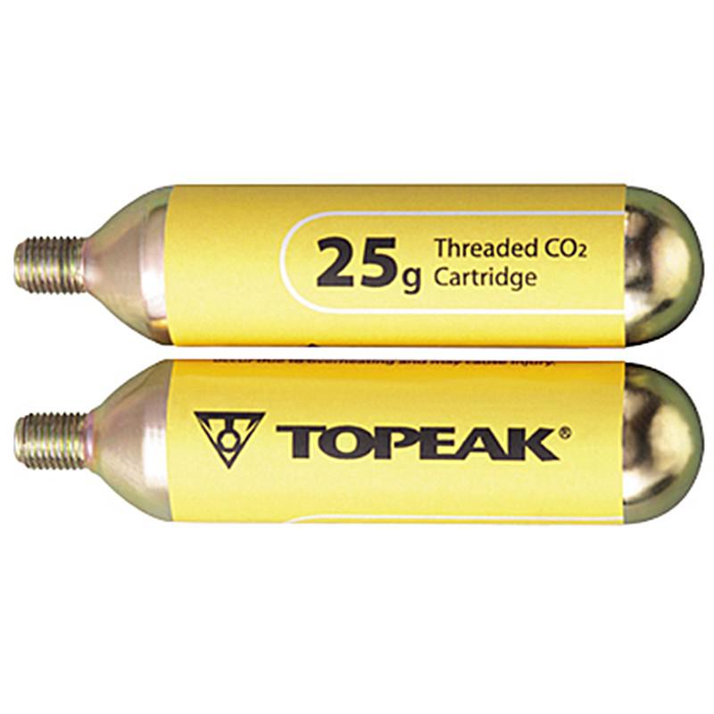 TOPEAK 25g Threaded CO2 Cartridge