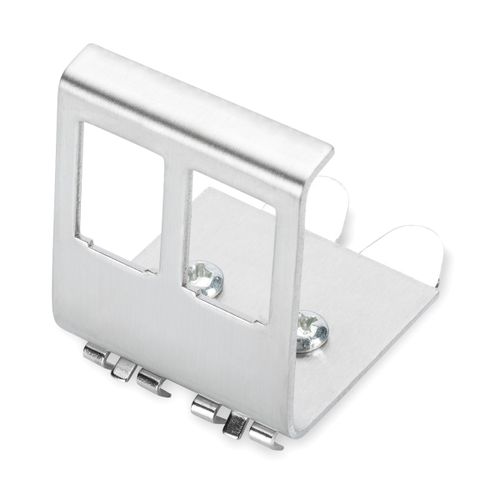 Digiutus adapter za DIN šinu,nosac 2 RJ45 Keystone modula AN-25185