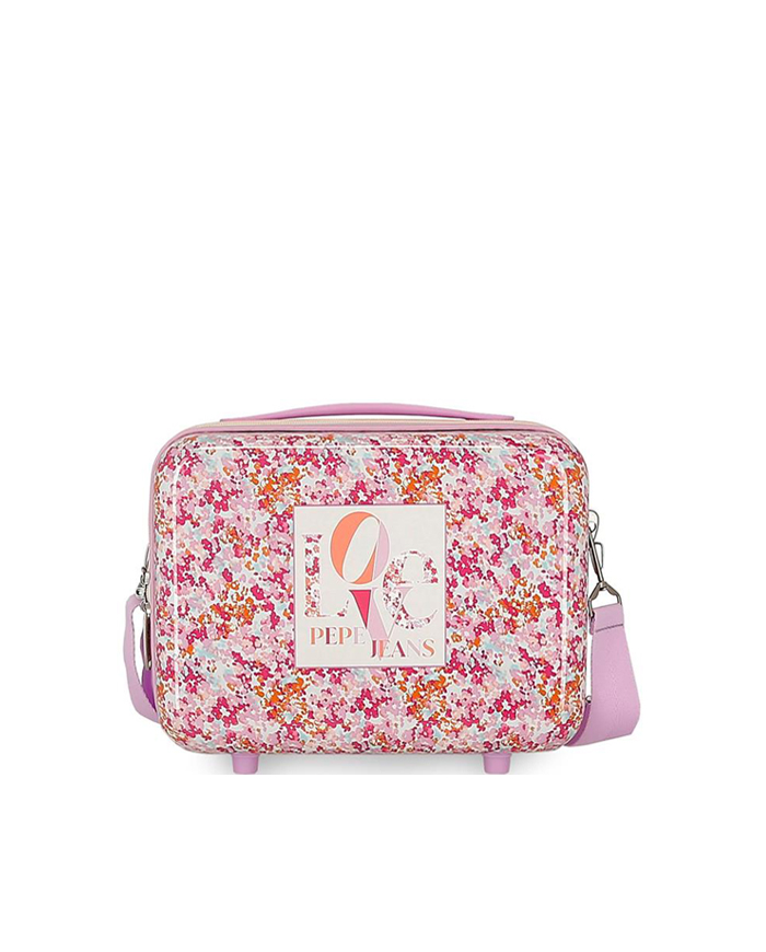 NESESER BEAUTY CASE SANDRA PINK Pepe Jeans