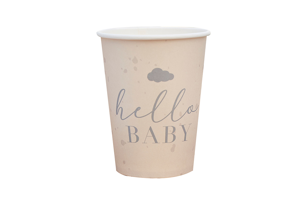 Čaše Hello baby 250ml – 8 kom