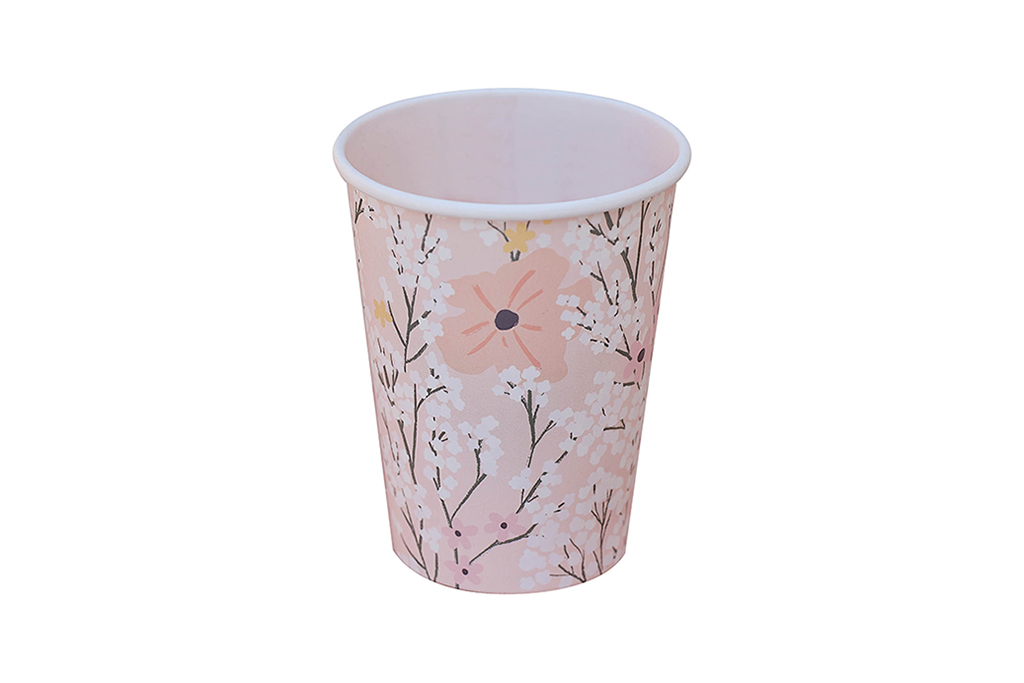 Čaše Pink floral 250ml – 8 kom