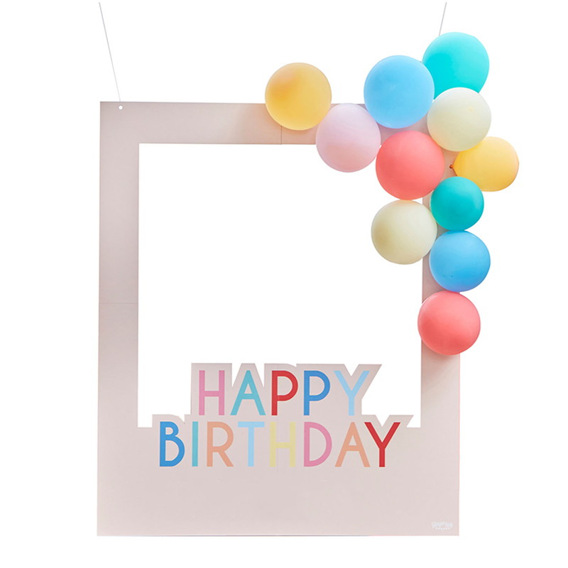 Ram za slikanje sa balonima – Happy Birthday