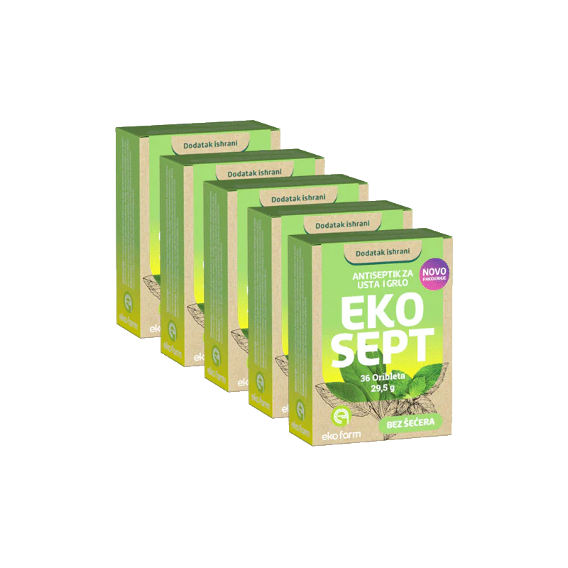 Ekosept bez šećera 5X bundle