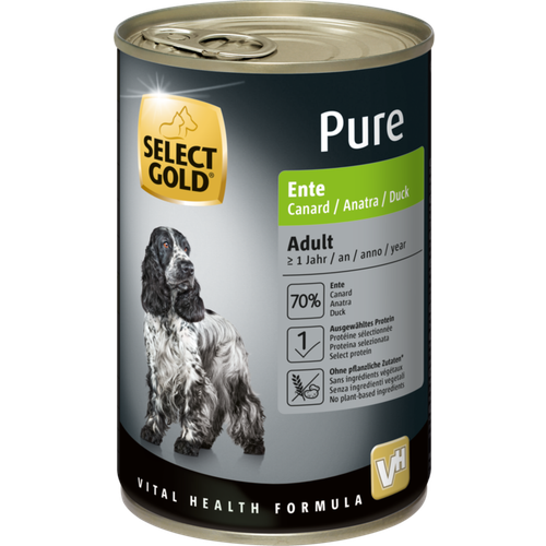 Select Gold Dog Pure Adult patka 400g