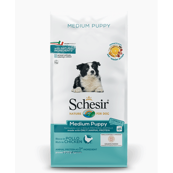 Schesir Dry Dog Medium Puppy 12 kg