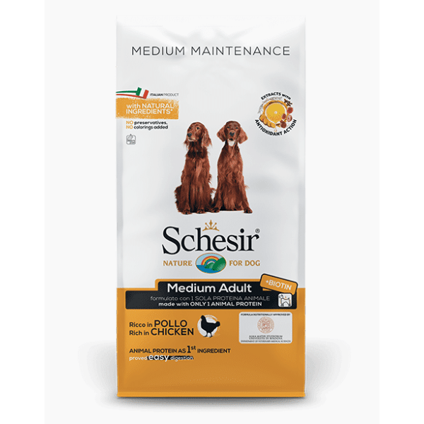 Schesir Dry Dog Medium Piletina 3 kg