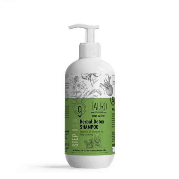 Tauro Pro Line Pure Nature Herbal Detox Deep Clean Shampoo 400 ml