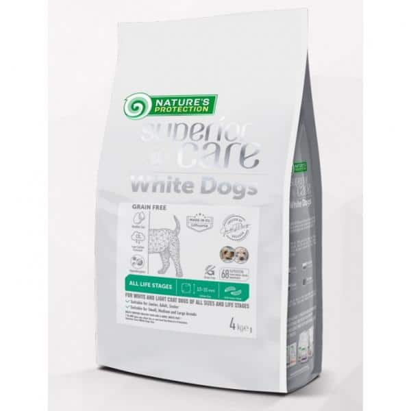 NPSC White dog Grain Free With Insect Adult All Breed – All Stages 4 kg